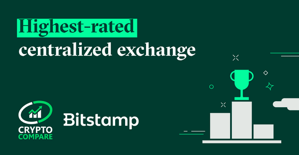 Bitstamp has been named CryptoCompare’s top-rated centralized exchange